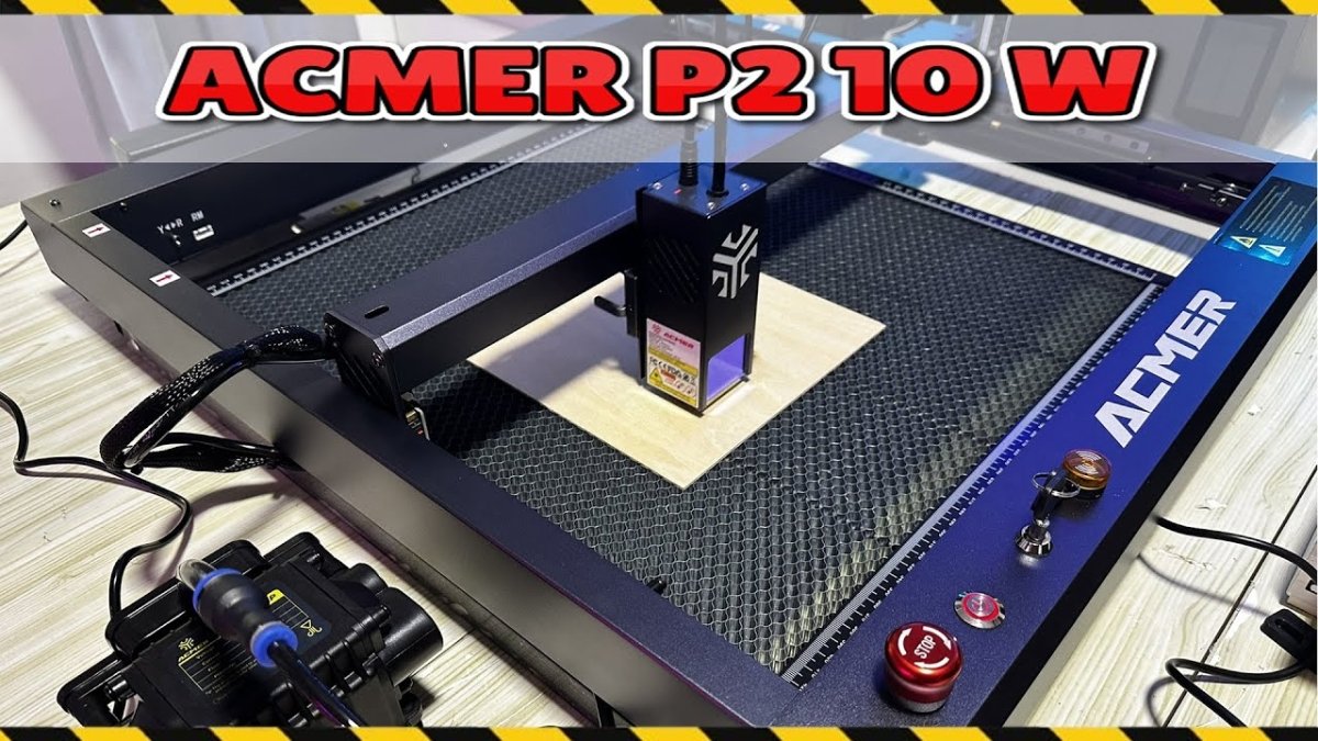 ACMER P2 10W Laser Engraver Cutting Machine LA RECENSIONE ! Prove di S