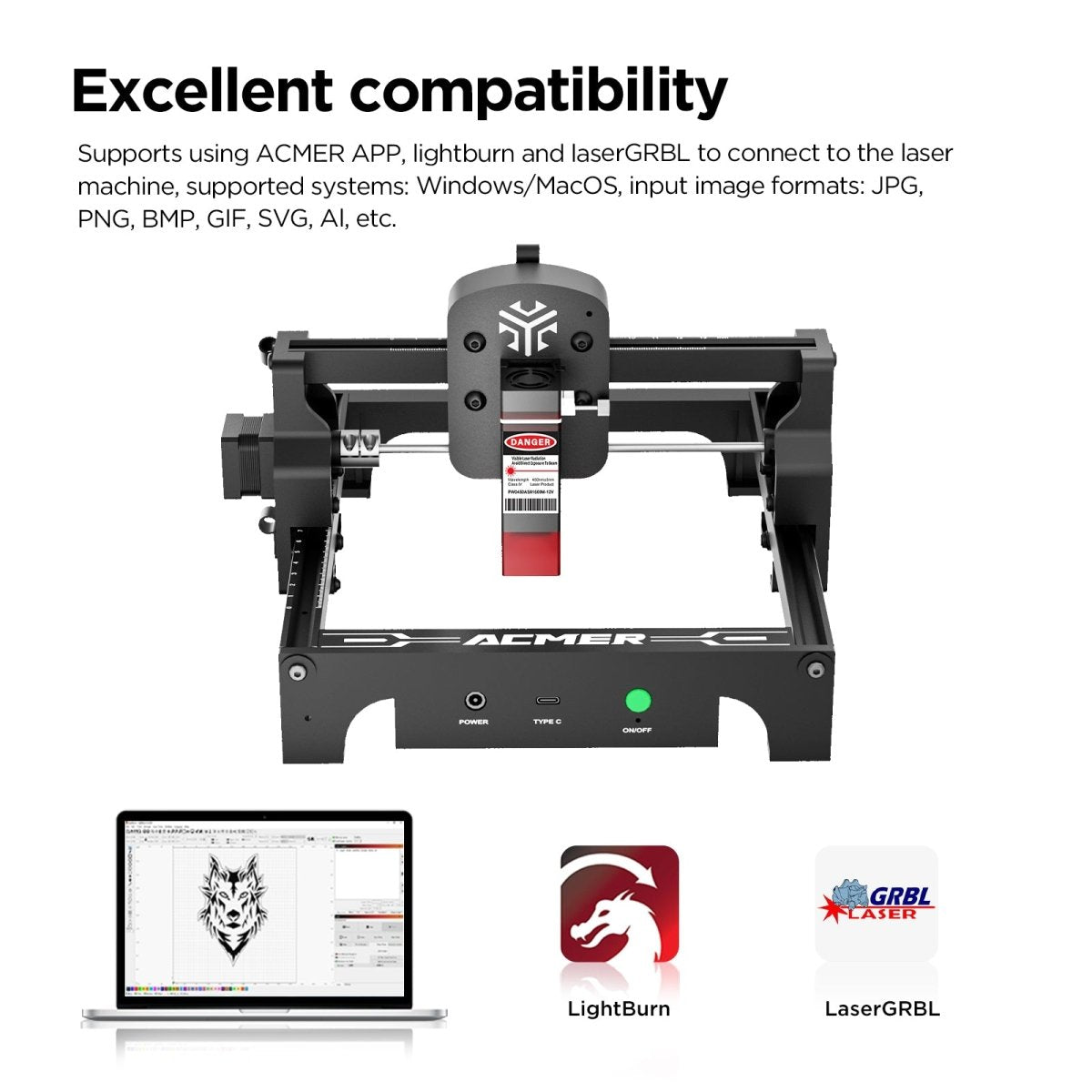ACMER S1 Portable Laser Engraver Mini Machine
